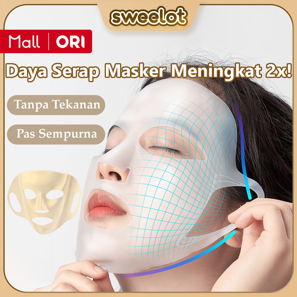 Jual Penutup Masker Wajah Silikon Pengait Telinga 3D Alat Bantu Masker ...