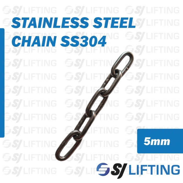 Jual Rantai SS304 Stainless Steel 5mm | Shopee Indonesia