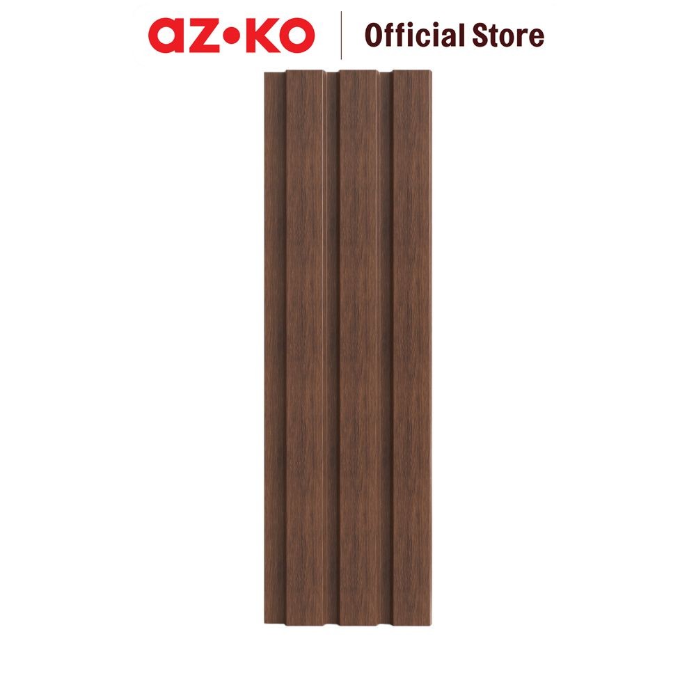 Jual AZKO Maxbuilt 290x12x1.2 cm Panel Dinding Ps Motif Kayu - Cokelat ...
