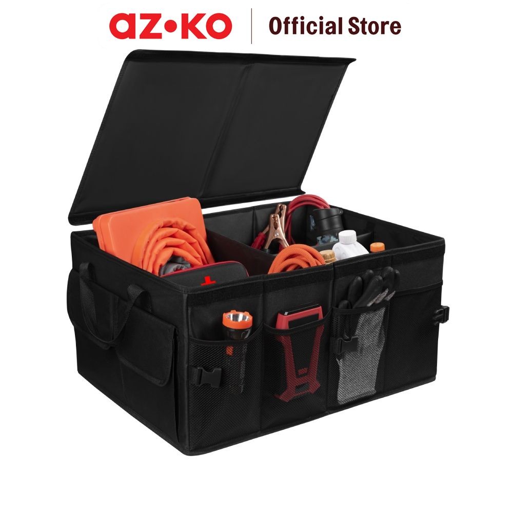 Jual AZKO Otto Klasse Trunk Organizer Mobil Lipat Dengan Tutup - Hitam ...
