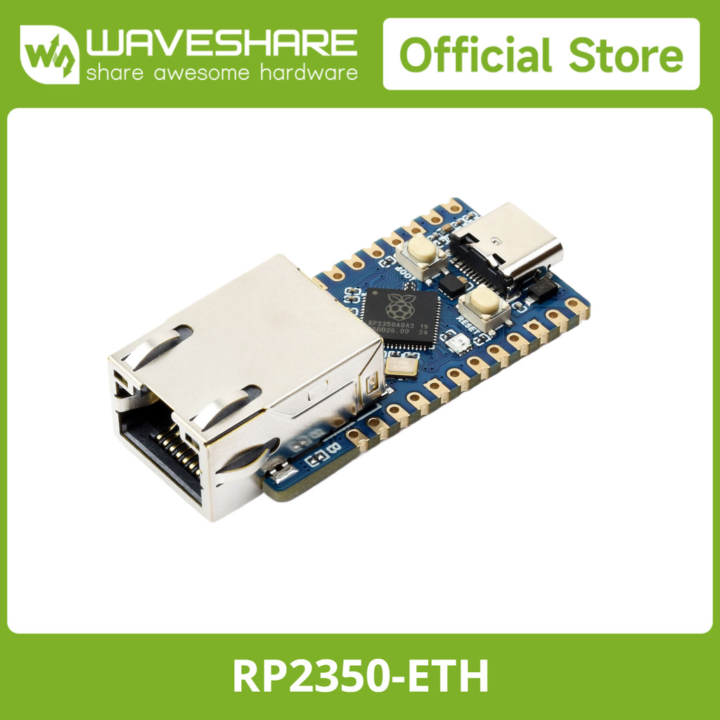 Jual Waveshare RP2350-ETH Mini Development Board, RP2350 Ethernet Port Module, Raspberry Pi ...