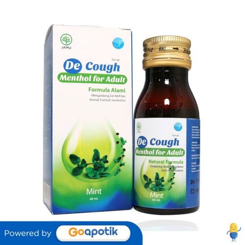 Jual De Cough Rasa Mint Sirup 60 Ml | Shopee Indonesia