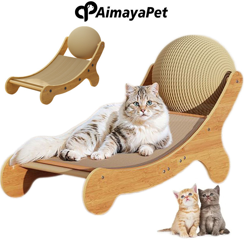 Jual AimayaPet Papan Garuk Kucing Mainan Penggaruk Kucing Dengan Bola ...