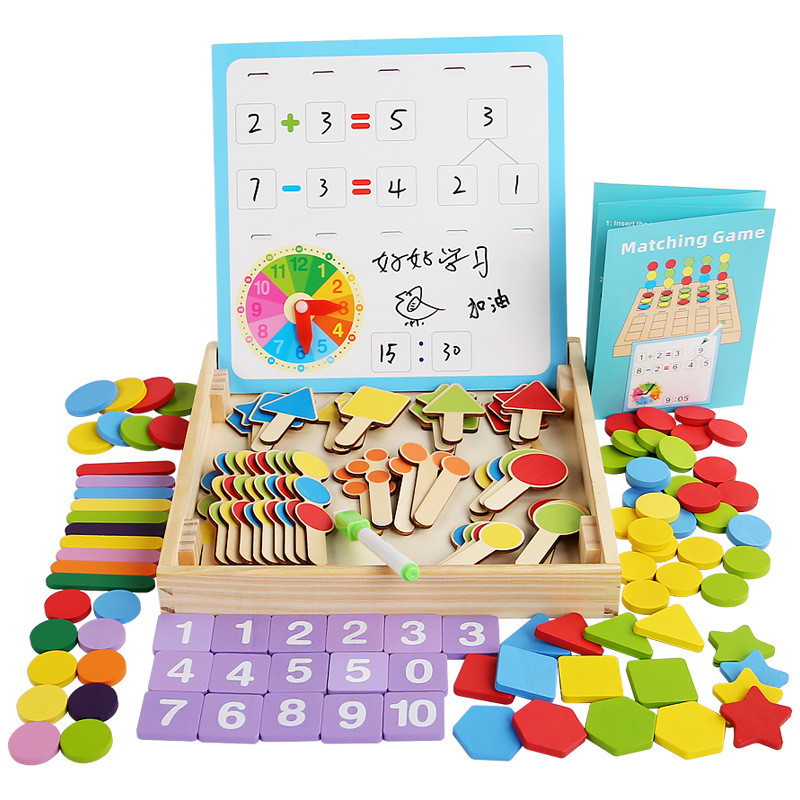 Jual Montessori Math Teaching Aids Toy Kids Arithmetic Learning Box ...