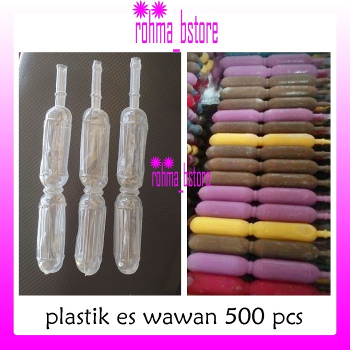 Jual Plastik Es Wawan 500 pcs Murah Bentuk Kemasan Unik - wawan 500 pcs ...
