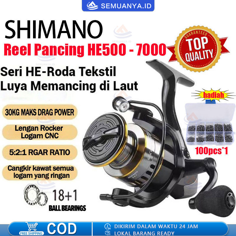Jual FREE GIFT【COD】 Reel Pancing 10kg HE500-7000/ Reel Pancing Murah ...