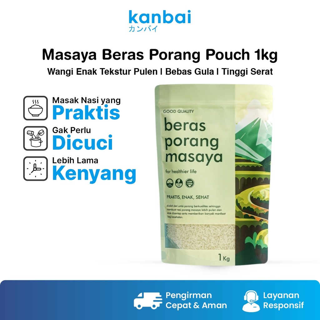 Jual MASAYA Beras Porang Shirataki Konjuc Rice 1 Kg | Shopee Indonesia