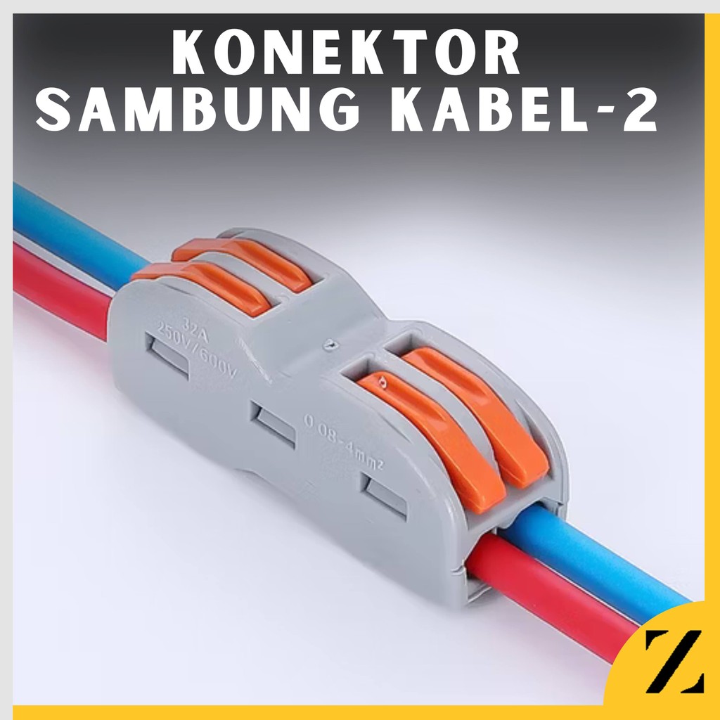 Jual Terminal Penyambung Kabel Listrik 2 Pin Wire Cable Connector PCT 222 Konekter Block 2 Slot ...
