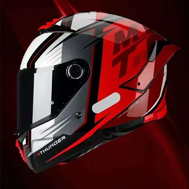 Jual Original Spanish MT Thunder 4 SV Motorcycle Helmet Full face ...