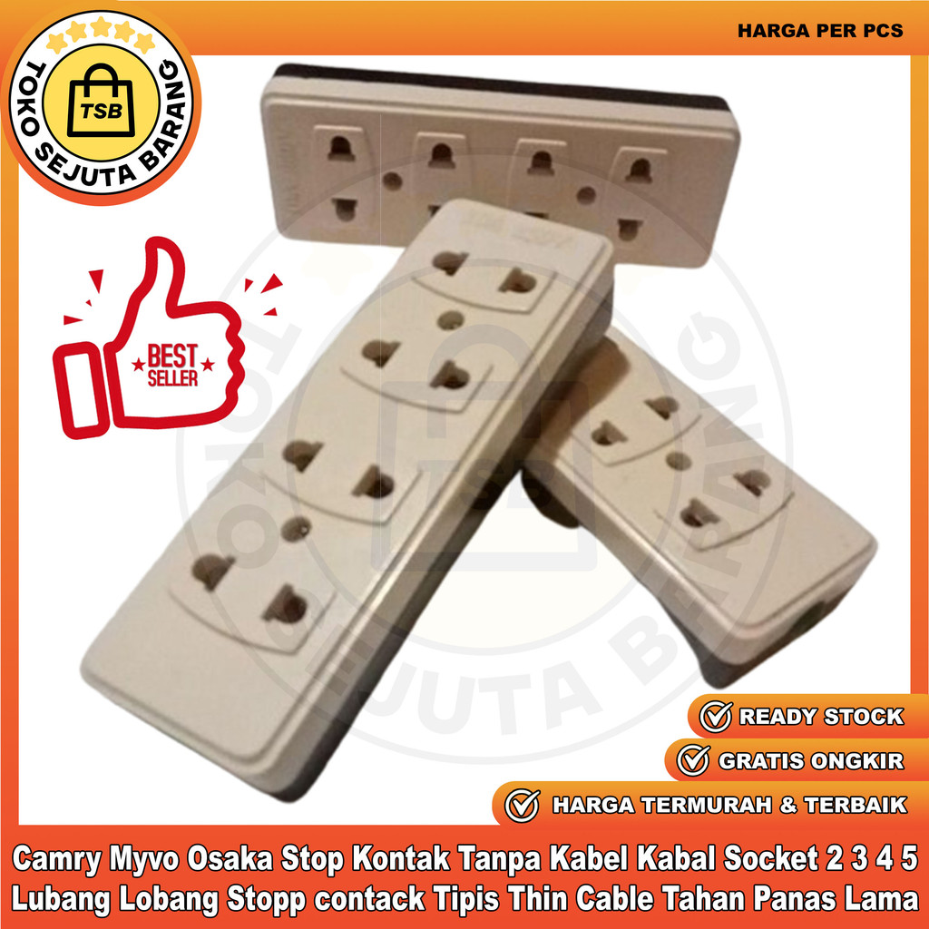 Jual Myvo Camry Osaka Terminal Stop Kontak Tanpa Cable Kabal Kabel ...