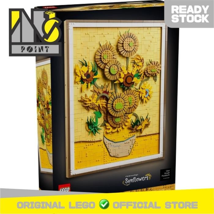 Jual LEGO 31215 - Art / Mosaic - Vincent van Gogh – Sunflowers | Shopee ...