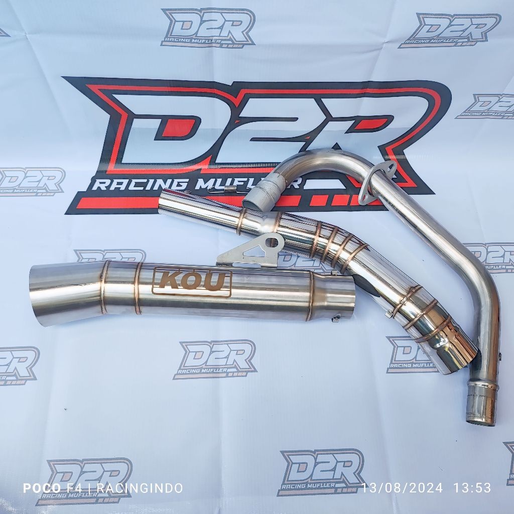 Jual Open pipe Kou Mahachai superrr open exhaust pipe Canister 51mm 1 ...