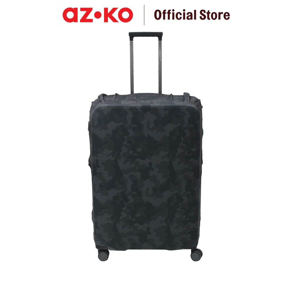 Jual AZKO Passport Ukuran Xl Sarung Koper Camo - Hitam Pelindung Koper ...