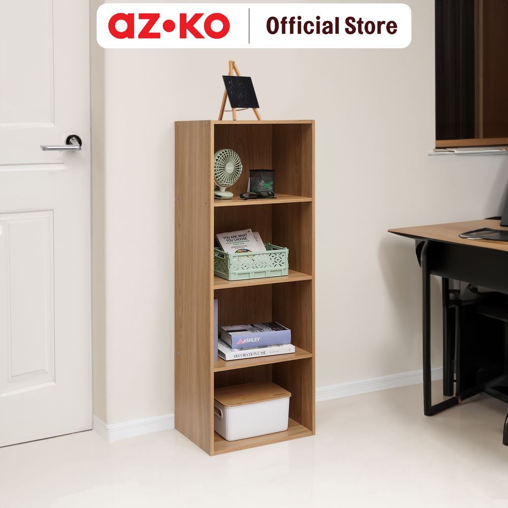 Jual AZKO Stora Rak Penyimpanan 4 Tingkat - Cokelat Storage Rack Tempat ...