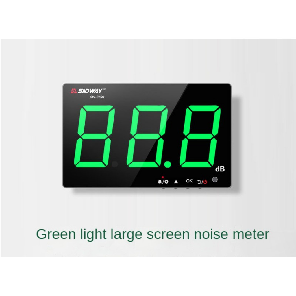 Jual SNDWAY SW-525G sound level meter 30-130 dB wall-mounted digital ...