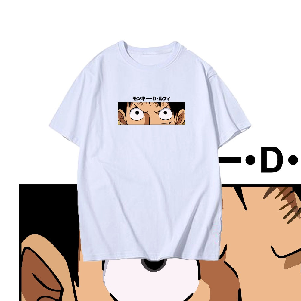 Jual Kaos One Piece Monkey D Luffy / PUTIH / Anime One Piece Series / T ...