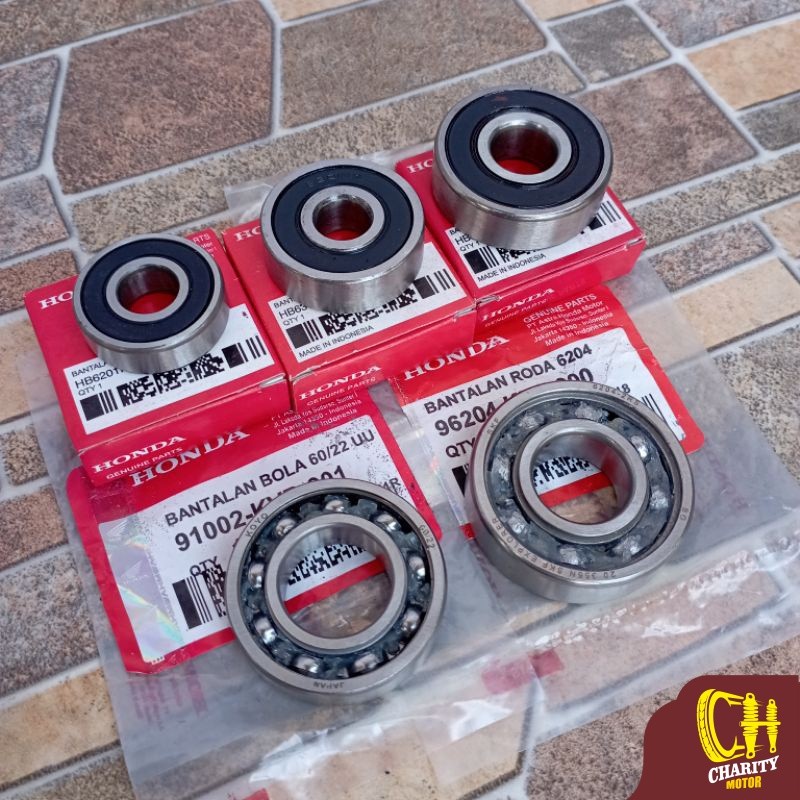 Jual RR Laher Bearing gearbox Bearing rasio set vario beat all scoopy ...