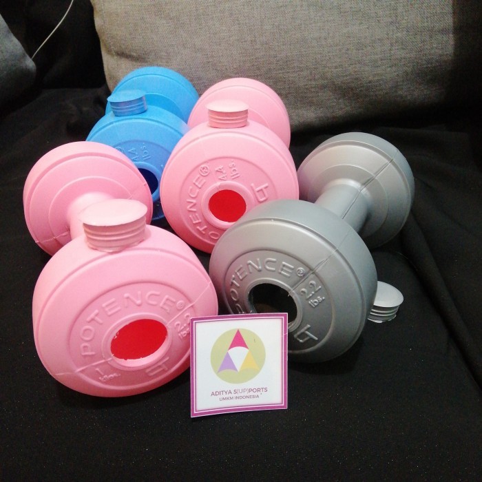 Jual KOSONG Blank Dumbel Barbel Plastik Dumble Dambel 1 2 3 Kg Alat ...