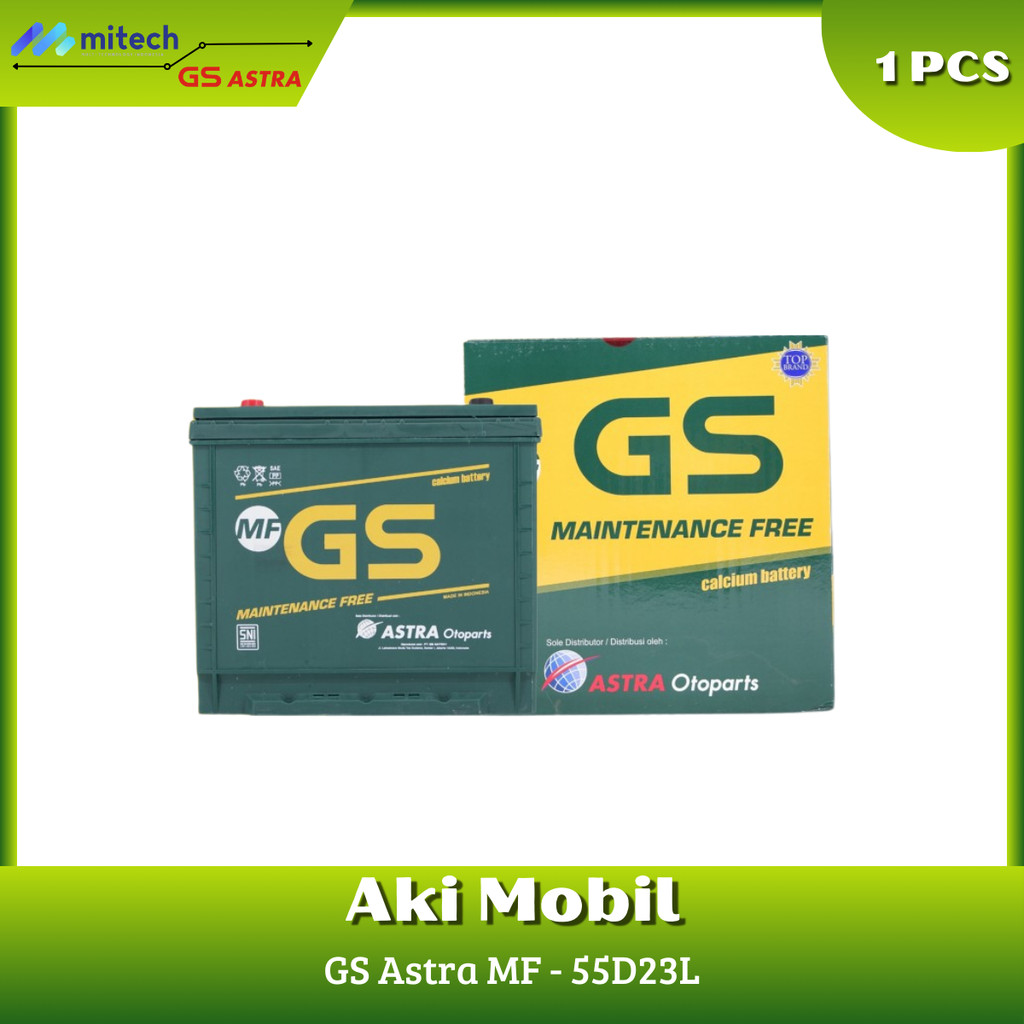 Jual GS MF Astra Aki Kering Mobil Toyota Kijang Innova 55D23L 12V / 60Ah | Shopee Indonesia