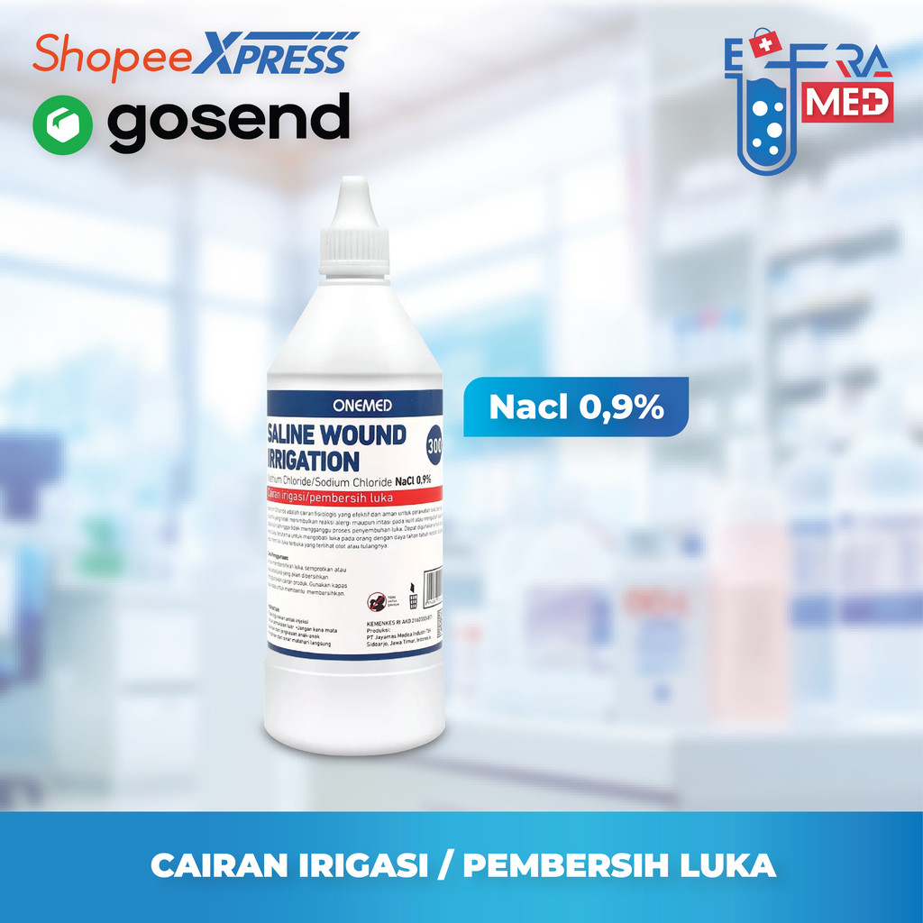 Jual Saline Wound Irrigation 300 Ml NaCl Cuci Luka | Shopee Indonesia