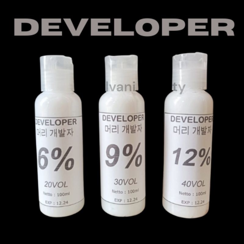 Jual Developer Perixode Oxidant Cream Share In Jare 100ml 6% 9% 12% ...