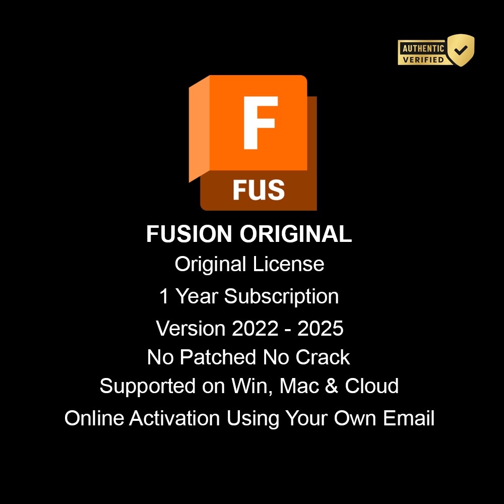 Jual Autodesk Fusion Original License 1 Tahun - No Crack, No Patch, 100 ...