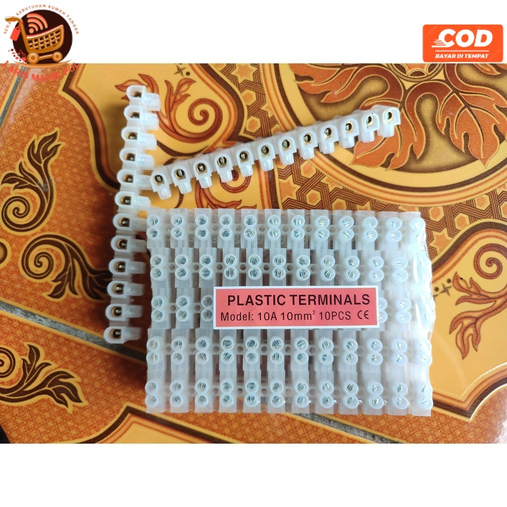 Jual LMP Terminal Krustin Block Blok 10A 10mm 12 PIN Transparan ...