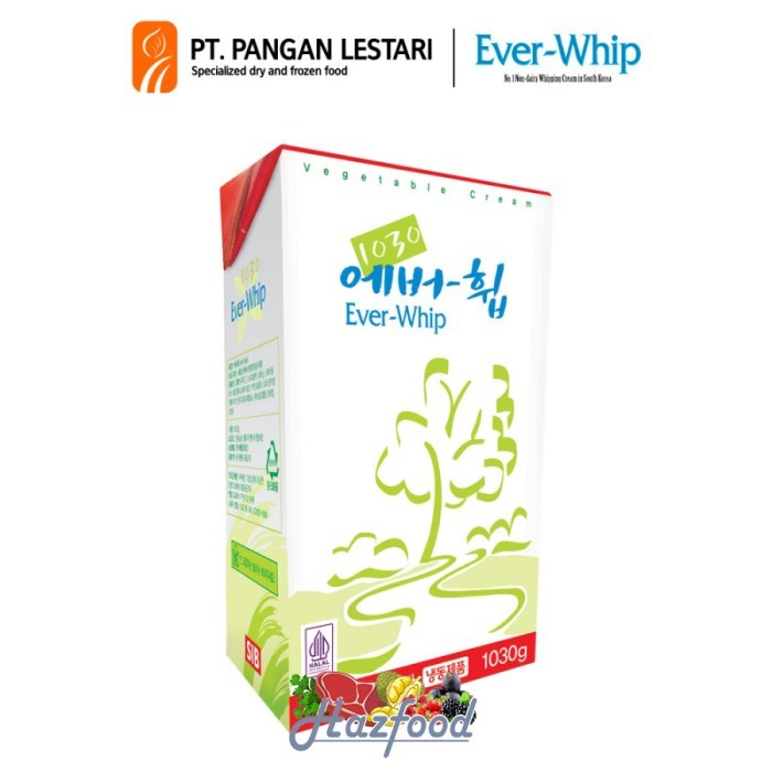 Jual EVER WHIP 1030 Original Whipping Cream Non Dairy - Nabati 1030 ...