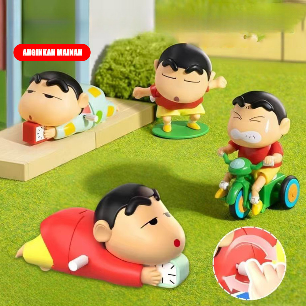 Jual Mainan Crayon Shinchan shin chan gerak lucu mainan putar Crayon ...