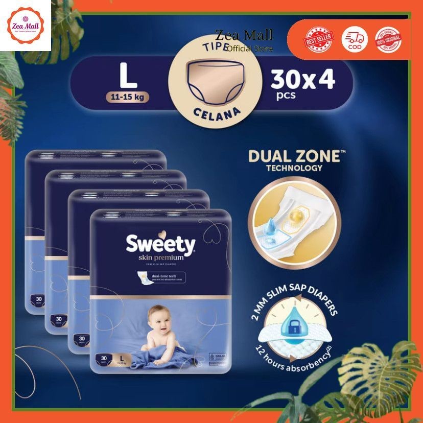 Jual Sweety Skin Premium Pants L 4x30s Kardus | Shopee Indonesia