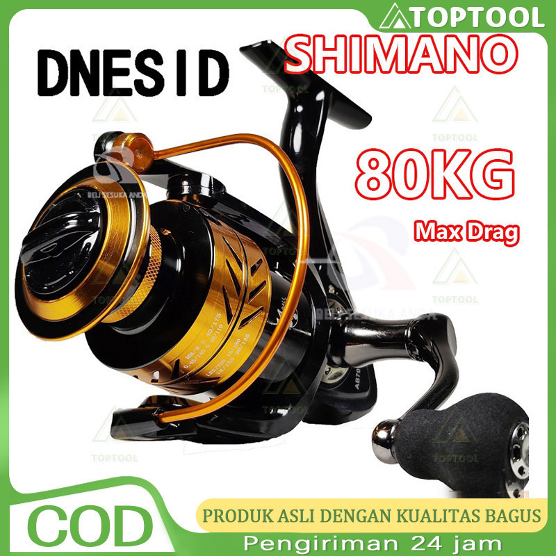 Jual SHIMANO Reel Pancing Metal BA1000 - 7000 80 Kg REEL DNESID reel ...