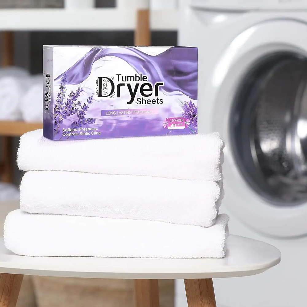 Jual 1 Boxes Of 40 Pc Tumble Dryer Sheets Long-Lasting Fragrance ...