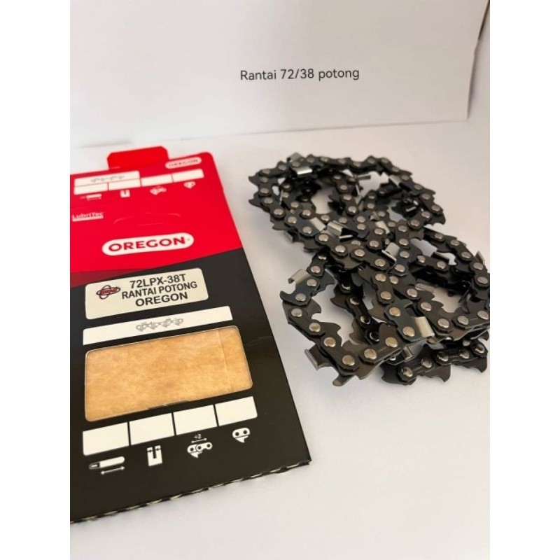 Jual RANTAI SENSO CHAINSAW OREGON 72/38T POTONG ORIGINAL | Shopee Indonesia