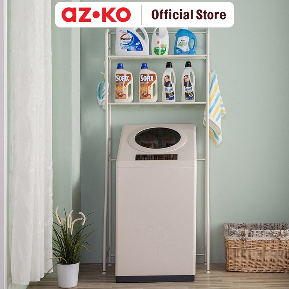 Jual AZKO Stora Rak Besi Cucian Serbaguna - Putih Storage Rack Metal ...