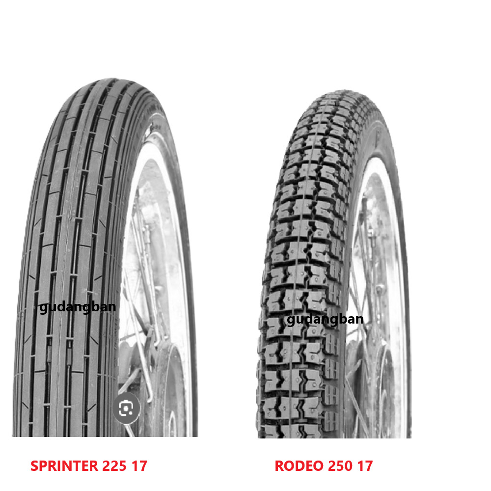 Jual PAKET 225 -17 & 250 - 17 ( SPRINTER RODEO IRC NF3 NR6 ) ban motor ...