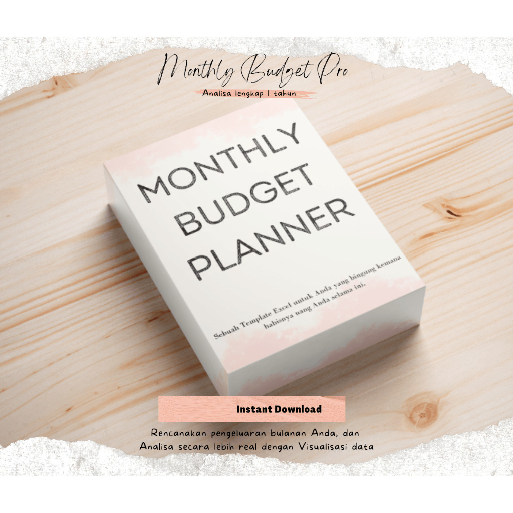 Jual Template Ms Excel untuk Merencanakan Budget Bulanan dan Mengecek ...
