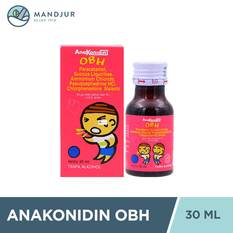 Jual Anakonidin OBH Sirup 30 mL - Obat Batuk dan Flu Anak | Shopee ...