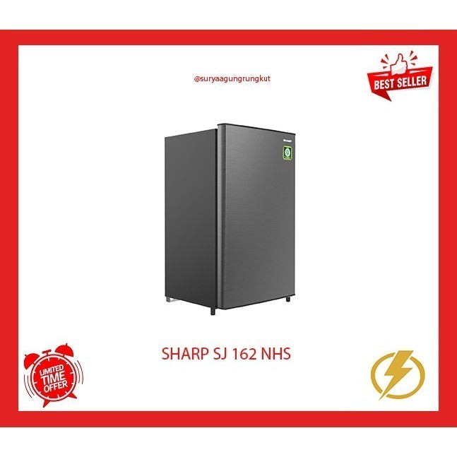Jual KULKAS SHARP 1 PINTU 133 LITER 60 WATT - SJ 162 NHS | Shopee Indonesia