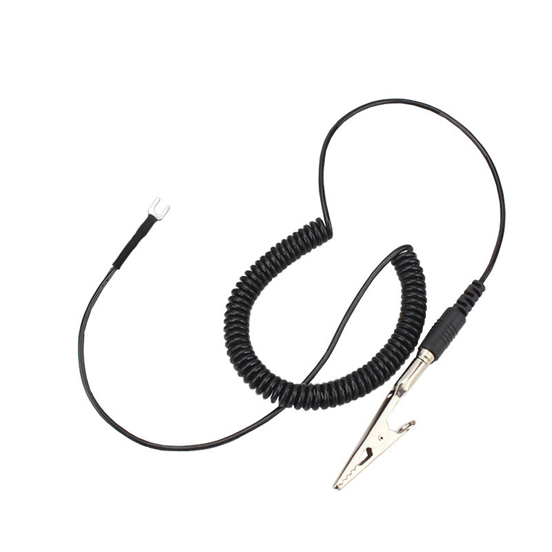 Jual Anti Static Spring Grounding Wire Clamp Earth Cable Alligator Clip ...