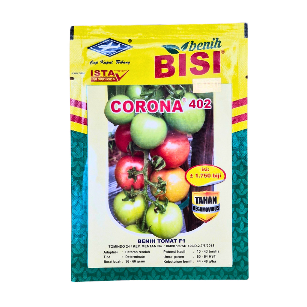 Jual Benih Tomat Corona 402 F1 Original Bisi, Pilihan Tepat untuk ...