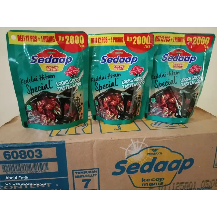 Jual [GROSIR] KECAP MANIS SEDAP 48 PCS X 60ml 84gr ISI REFILL SEDAAP ...