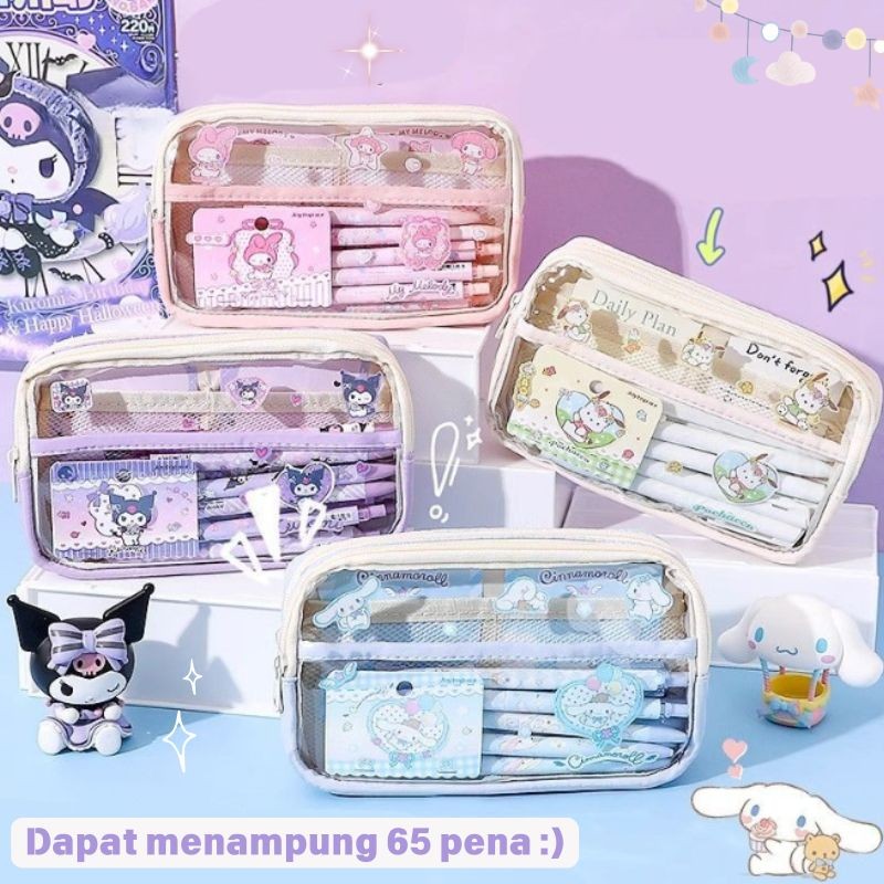 Jual Kotak Pensil Transparan Kapasitas Besar Tempat Pensil Kotak Pensil ...