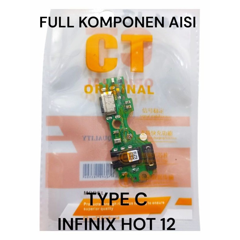 Jual PAPAN CHARGER + IC INFINIX HOT 12 X6817 ( TYPE C ) NOTE 12i X6819 ...