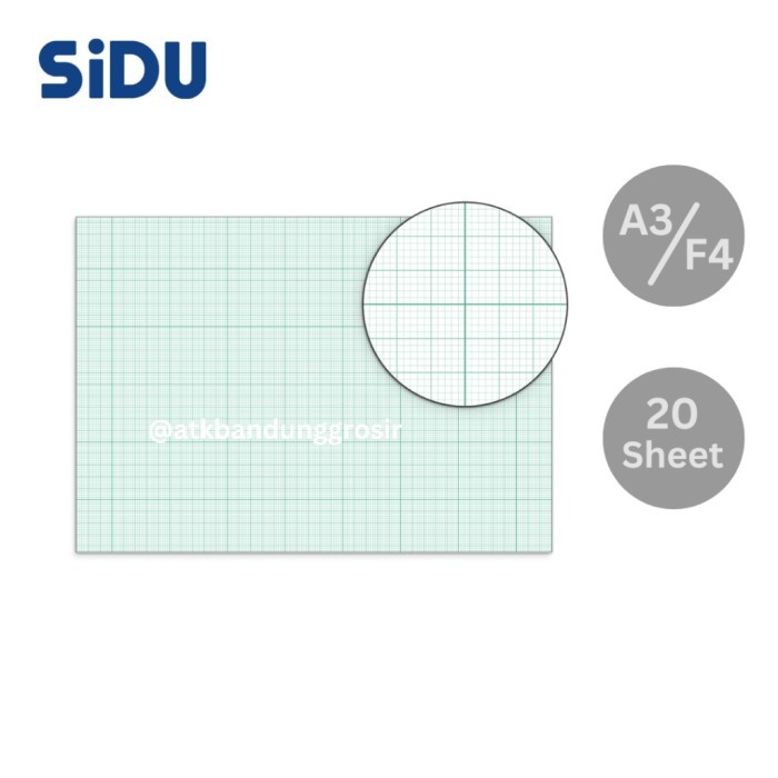 Jual Milimeter Block Sinar Dunia Ukuran A3 & F4 Folio isi 20 Lembar ...