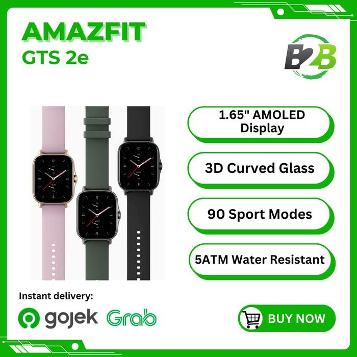 Jual Amazfit GTS 2e Smart Watch 1.65 inch AMOLED Display 90 Sport Modes ...