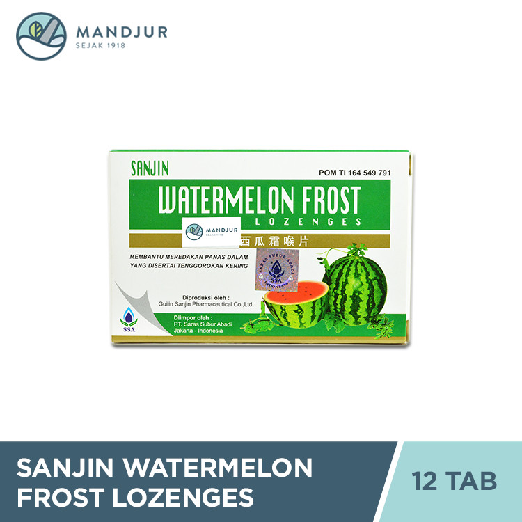 Jual Sanjin Watermelon Frost Lozenges | Shopee Indonesia