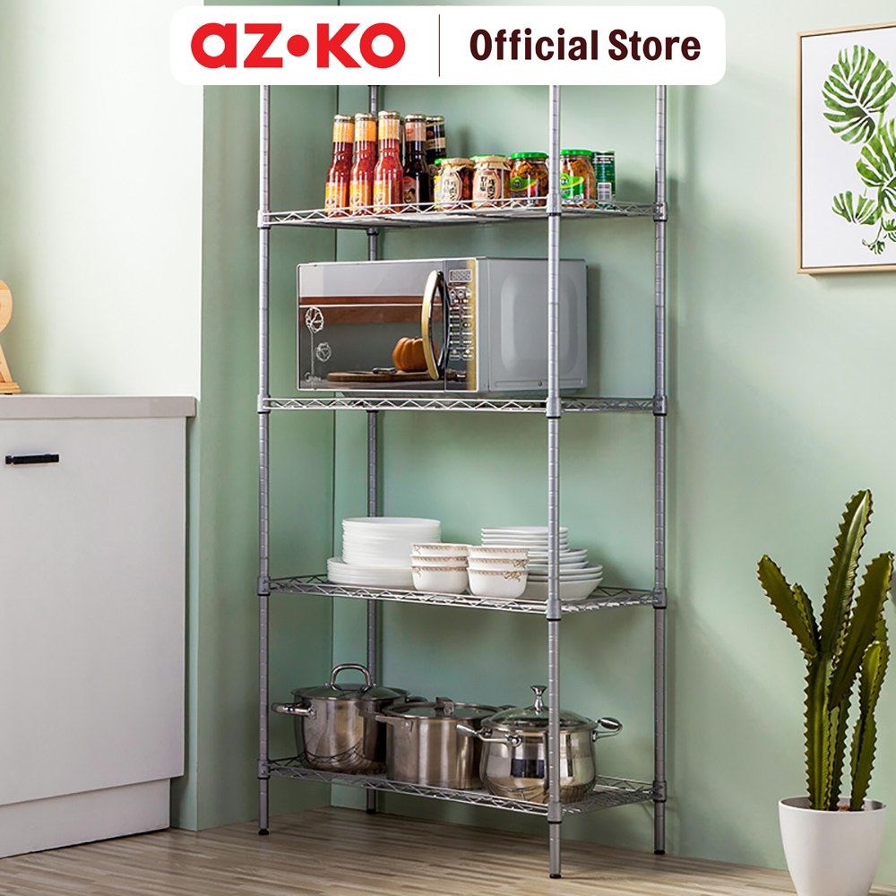 Jual AZKO Stora Rak Besi Serbaguna 19 mm Storage Rack Tempat ...