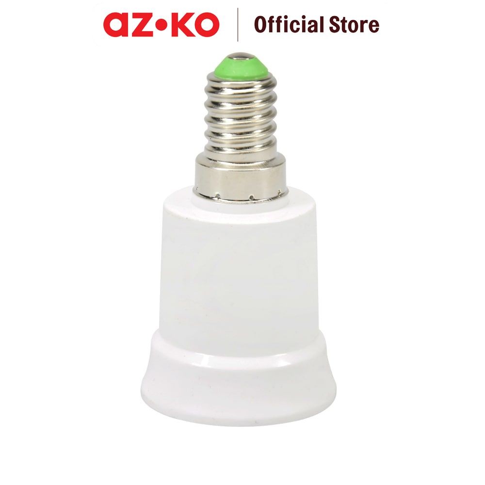Jual AZKO Krisbow Konverter Fitting Lampu E14-E27 Lamp Holder Socket ...