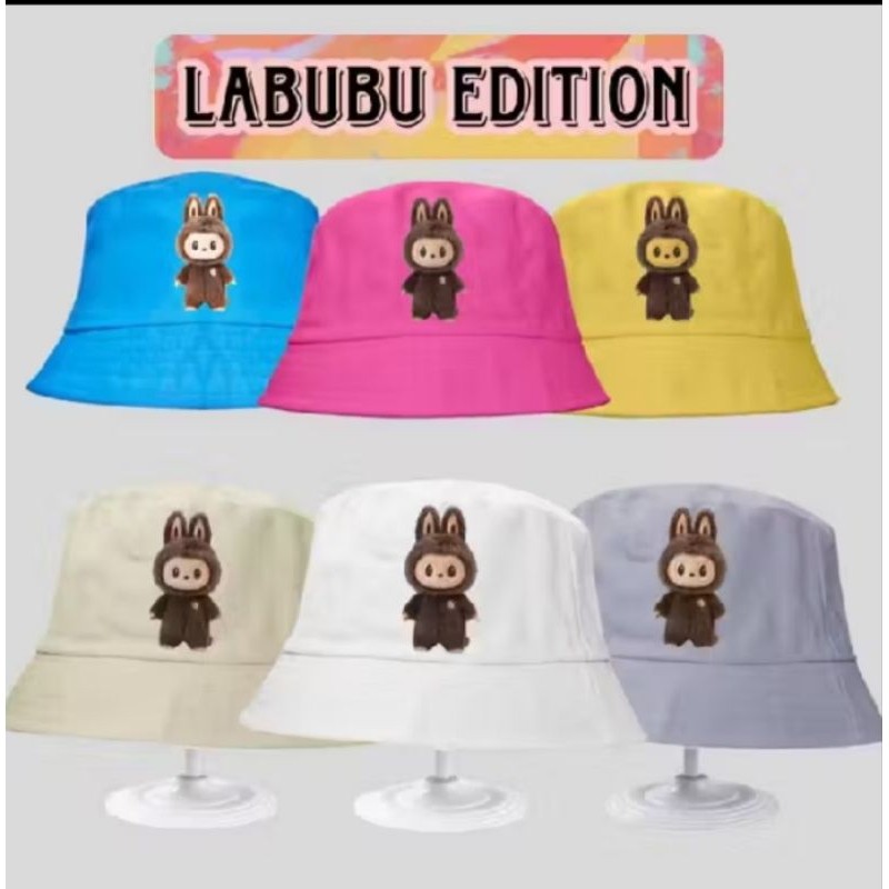 Jual buchat labubu, topi labub, topi buchat labu anak, anak labubu ...