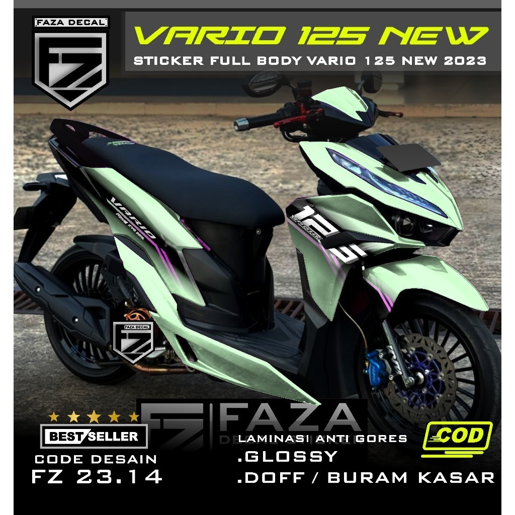 Jual COD Decal stiker vario 125 new Gen 2 2023 2024 Full Body Grafis Gradasi terbaru | Shopee ...